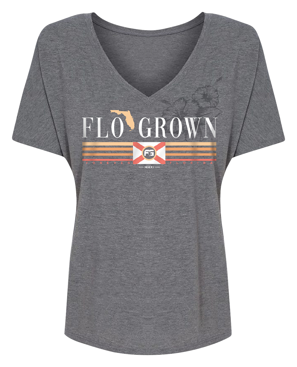 FloGrown Chest Stripe Short-Sleeve T-Shirt for Ladies | Bass Pro Shops
